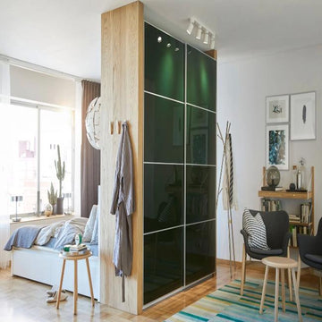 Beijing Collection - Split Panel Sliding Wardrobe Doors – DoorsDirect